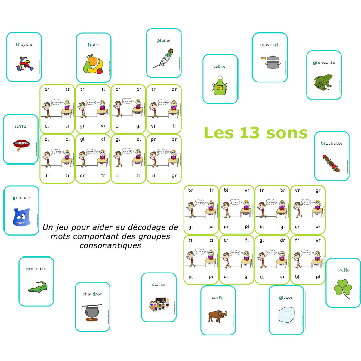 Les 13 sons - Lire écrire compter