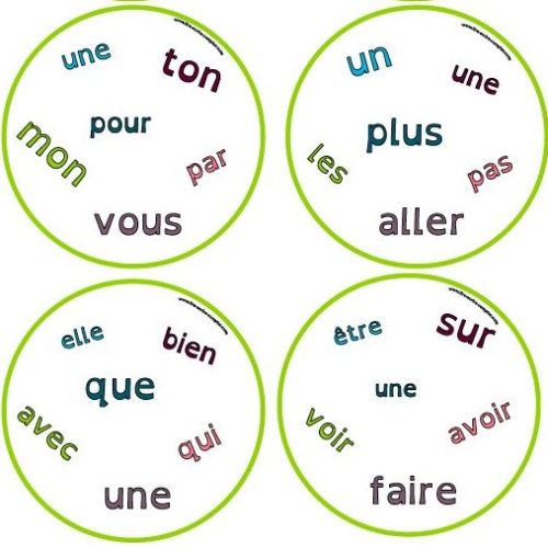 Dobble des mots fréquents_nouvelle version - Lire écrire compter