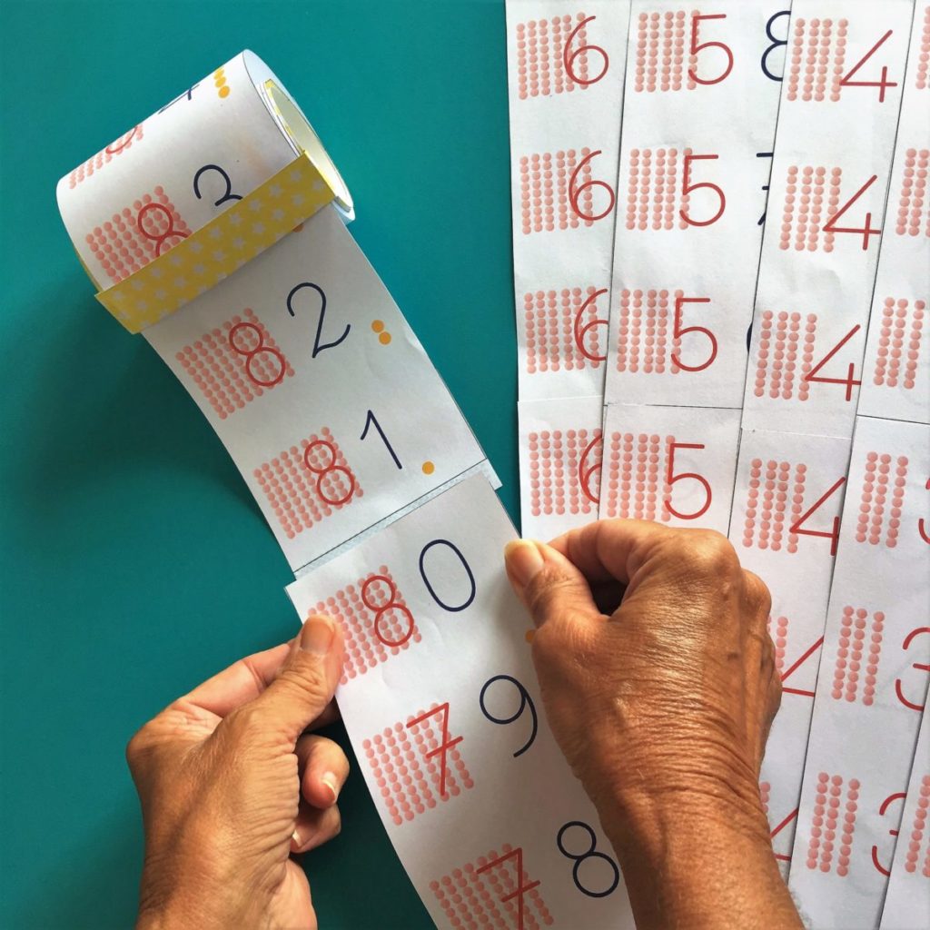 Bande numérique verticale (avec dérouleur) - Lire écrire compter