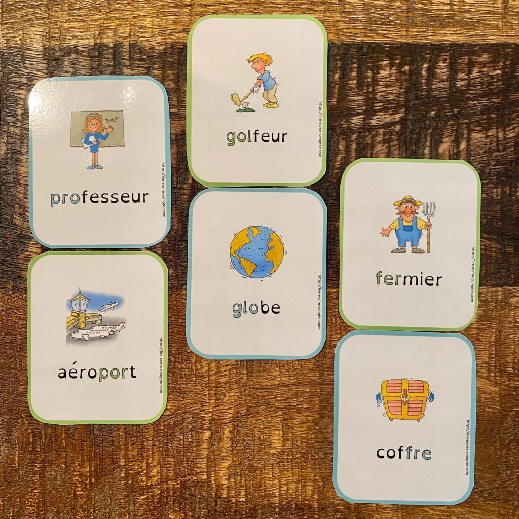 Mistigris des syllabes complexes - Lire écrire compter